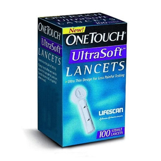 One Touch Ultra Soft Lancet 28g (100) – Sterling Distributors